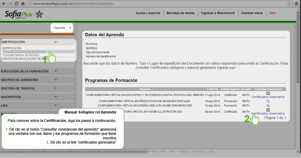 Certificados SENA Sofia Plus Descargar Consultar【 2025